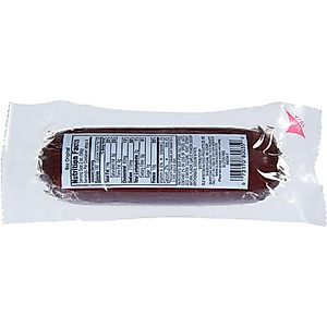 Old Wisconsin Premium Summer Sausage, 100% Natural Meat, Charcuterie, Ready to Eat, High Protein, Low Carb, Keto, Gluten Free, Original Flavor, 8 Ounce