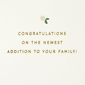 Hallmark Signature Baby Shower Card for New Parents (Oh Baby) Welcome New Baby, Congratulations, Gender Reveal