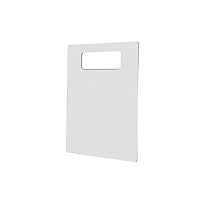 Marketing Holders 10"W x 12"H Shirt Folding Board White Acrylic Pack Of 1 Organization Apparel Laundry Fold Clothes Shirts Dress Garment Outfit Sports Wear Retail Stores Merchandise Attire Costume
