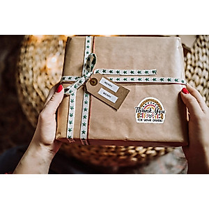 Calyders 500 PCS Cute Small Business Thank You Stickers, Funny Thank You for Your Order Business Stickers, Packaging Stickers, Mail Envelopes Shipping Stickers for Online Retailers Small Business