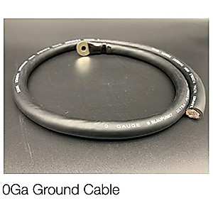 Blaupunkt AMK00R Car Audio Amplifier 0 Gauge Wiring Kit RED