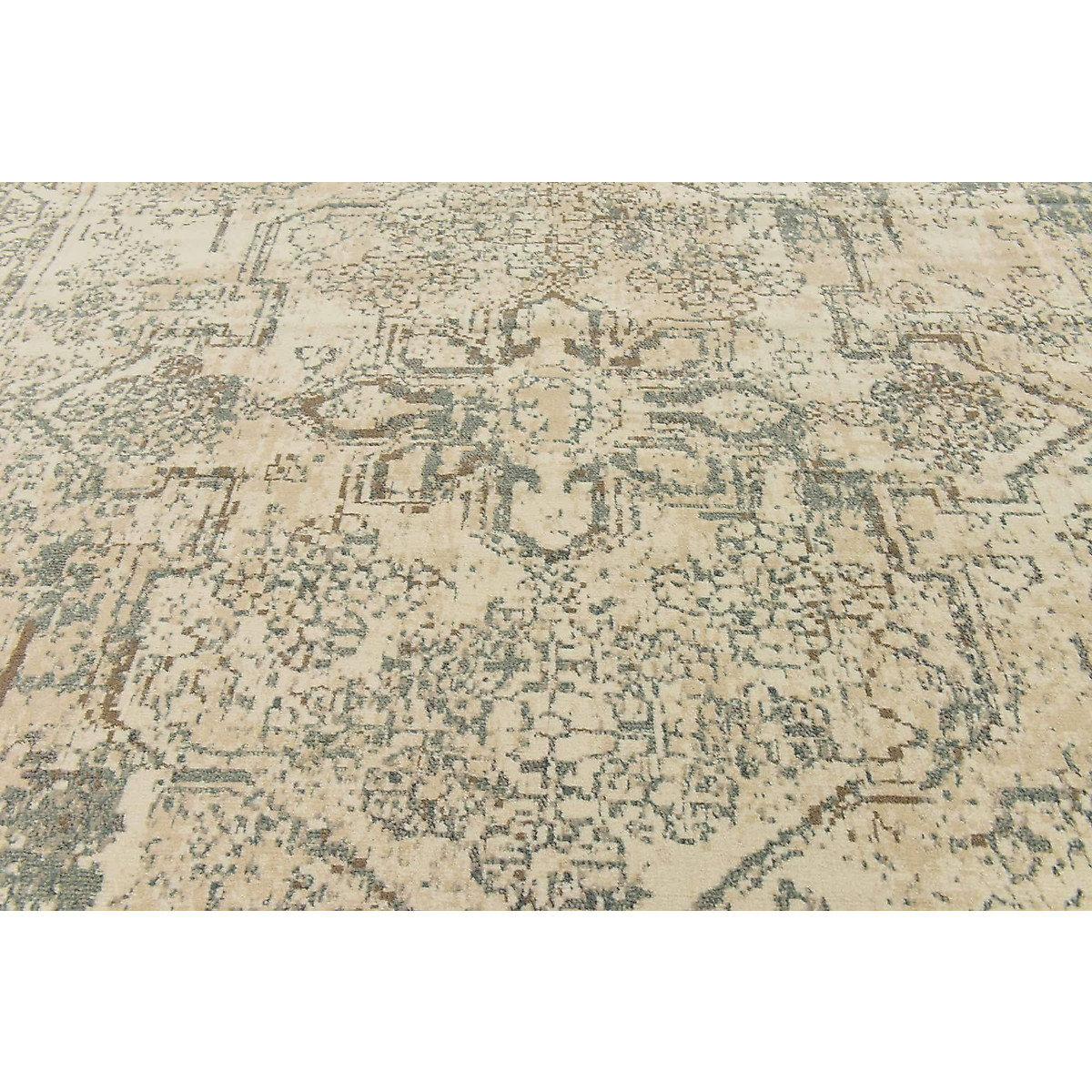 Unique Loom Tuareg Collection Area Rug - Sandstorm (9'x 12' 2" Rectangle, Multi/ Gray)