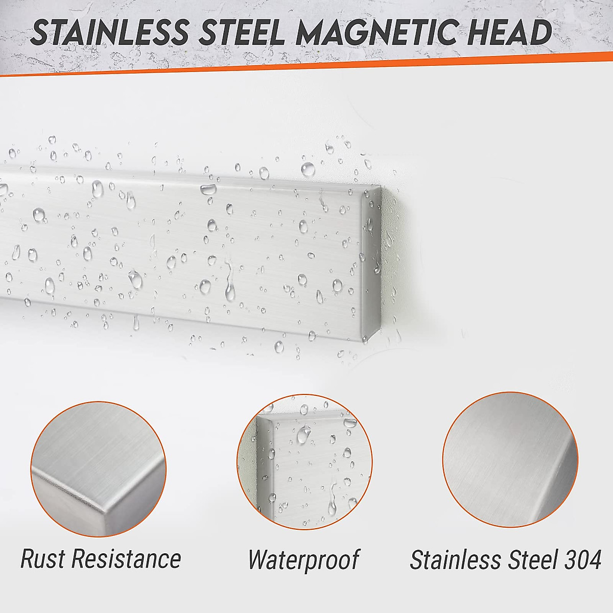 MG Magnetic Knife Holder for Wall, Stainless Steel Knife Magnetic Strip with Multi-Purpose Functionality as a Knife Holder, Knife Strip, Magnetic Tool Organizer & Home Organizer (16inch)