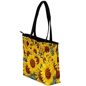 Tote Bag Women Satchel Bag Handbag Stylish Tote Handbag for Women Hobo Bag Fashion Crossbody Bag, Art Sunflower