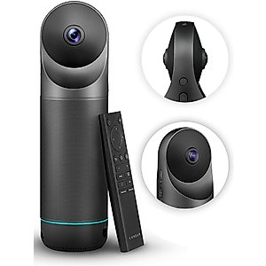 KanDao Meeting Pro 360 Video Conference Camera, 4-in-One AI Smart Tracking Video Conferencing System, Works on Microsoft Teams, Zoom, Google Meet, Skype etc, Hybrid Meeting Room Zooming Camera