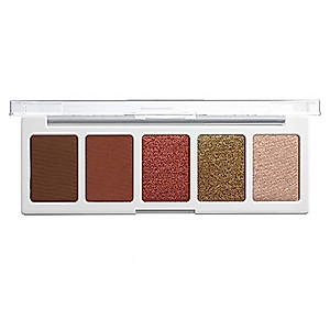 wet n wild Color Icon Eyeshadow Makeup 5 Pan Palette, Go Commando, Matte, Shimmer, Metallic, Long Wearing, Rich Buttery Pigment, Cruelty Free