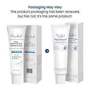 Blanc Doux Oligo Hyaluronic Acid Calming Cream 1.69 fl. oz. - VEGAN Certified - Greatly Moisturizing Cream for Sensitive, Dry Skin with Hyaluronic Acid Deep Hydrating, Soothing - Best Korean Skin Care