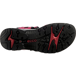 ECCO Women's Athletic Sandals, Sangria/Fig, 4 UK