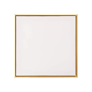 PIXY CANVAS Floater Frame 12x12 for 3/4 (0.75) inch Deep Canvas Paintings/Canvas Prints/Wood Canvas Panels/Wall Art/Wall Decor/Home Decor/Artwork (Brass Gold, 12 x 12 inch, Square)