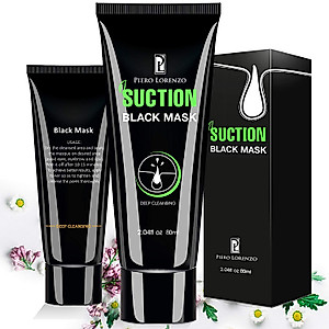 Piero Lorenzo Blackhead Remover Mask, Blackhead Peel Off Mask, Face Mask, Blackhead Mask, Black Mask Deep Cleansing Facial Mask for Face Nose 80g