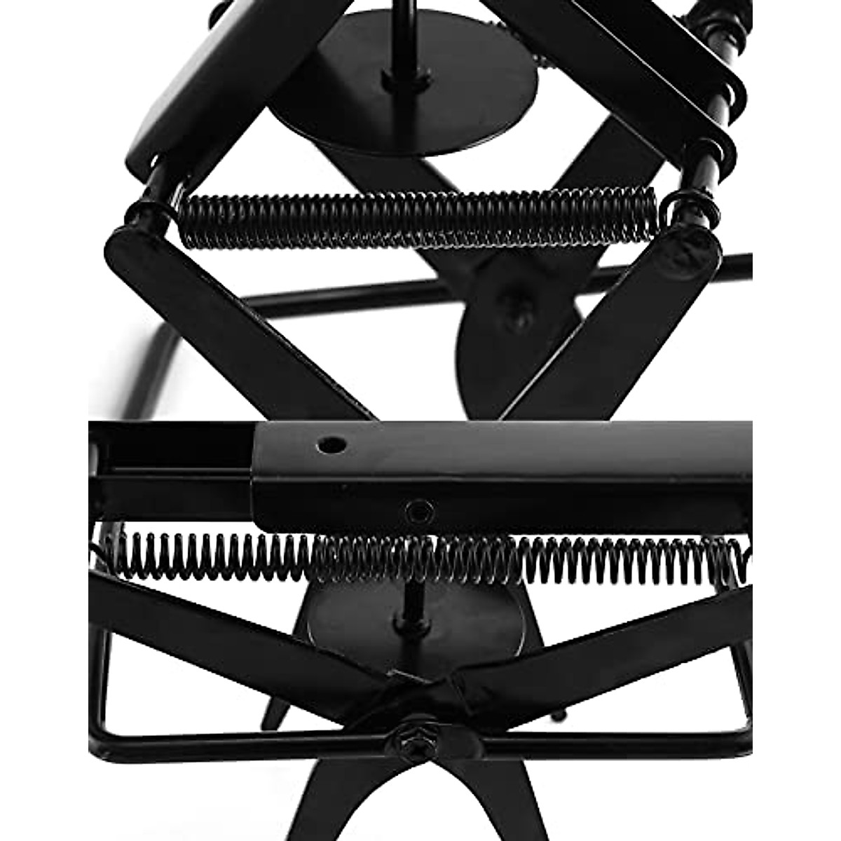 QWORK Mole Trap, Gopher Trap Mechanical Eliminator with Quick Scissors, Black