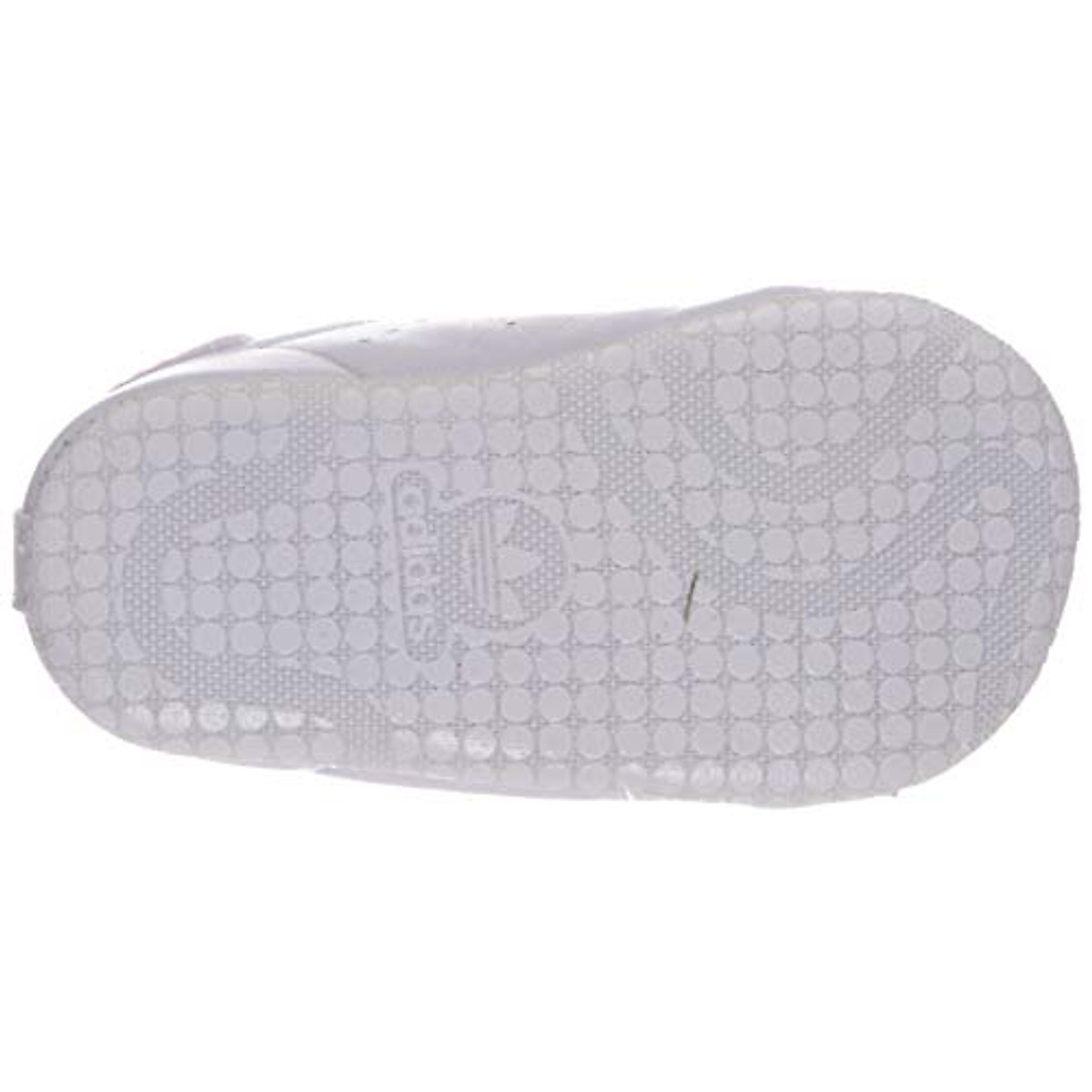 adidas Originals baby boys Stan Smith Sneaker, White/White/Silver Metallic, 3 Infant US