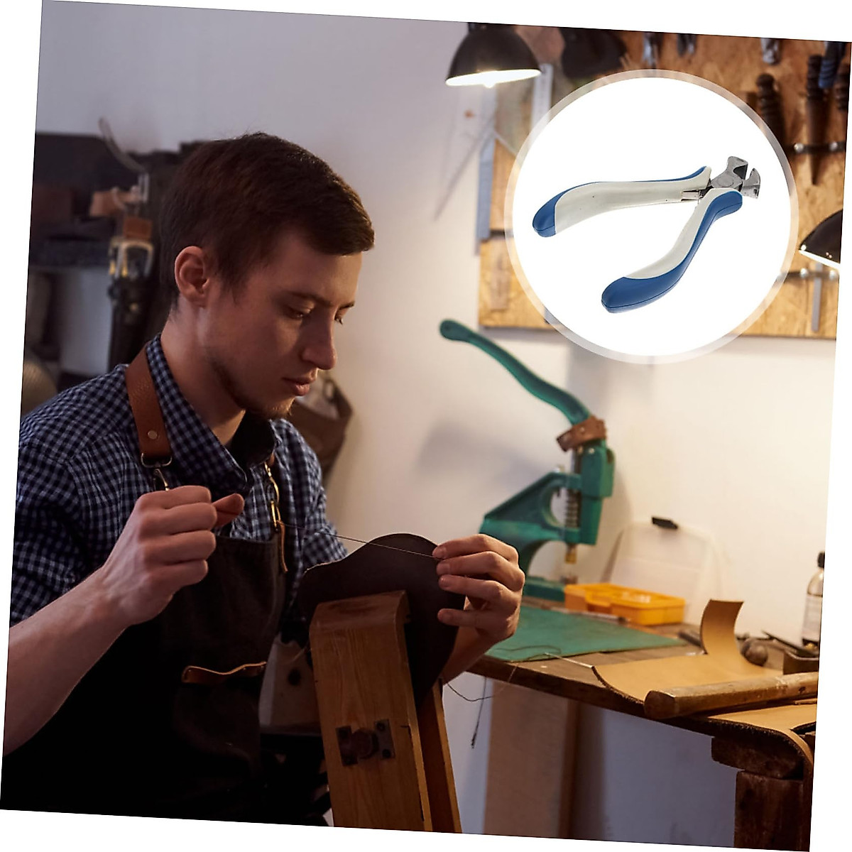 SEWACC Zipper Pliers for Install Tail Gear Slotted Pliers for Outdoor Tents Clothing Bags Sturdy Tool Random Color