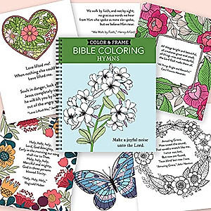 Color & Frame - Bible Coloring: Hymns (Adult Coloring Book)
