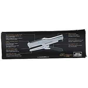 Bostitch Office Plier Stapler, 20 Sheet Capacity, EZ Squeeze Handle, Reduced Effort, No Jam Technology, Chrome