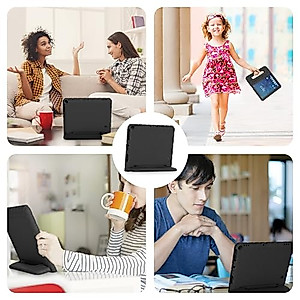 Bolete Case for Onn 10.1 Tablet Pro Model 100003562 (2020 Release), Kids 10.1 Inch Android Tablet Onn 10.1 Pro Case with Handle EVA Foam Shockproof Washable Cover for Adults, Children - Black