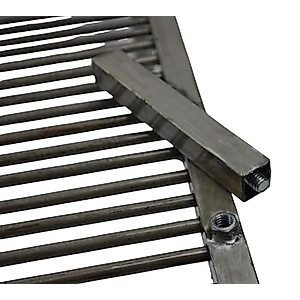 Luxury Argentine Grill + Brazier - Iron Argentina Grill - BBQ Parrilla Asado - Sor Pampa Grill (28 x 2o inches)