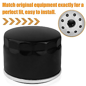 QAZAKY 3pcs Oil Filter Compatible with EZGO 492932S Toro 1077817 Bad Boy 063-2004-00 063-4025-00 063-8018-00 Ariens 21548100 21550800 Craftsman 24603 33935 Partner PR3033001 Landpride 831-053C 100803