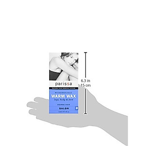 Parissa Natural Hair Remover Microwaveable Warm Wax, 4 Fl.Oz