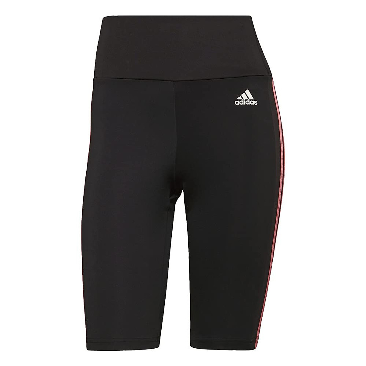 adidas 3-Stripes Short Tights Black/Rose Tone SM