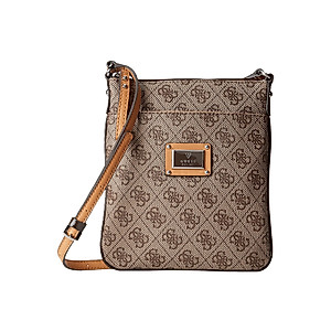 GUESS Women's Scandal Mini Crossbody Brown Crossbody Bag