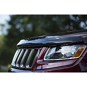 Auto Ventshade [AVS]Bugflector II / Hood Shield | 2011 - 2020 Jeep Grand Cherokee, High Profile - Smoke, 1 pc. | 25073