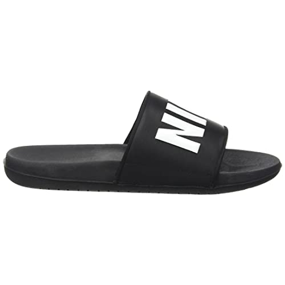 Nike Men's OFFCOURT Slides, Black/White, 9