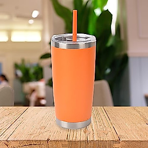 12 Pack Reusable Replacement Straws for Stanley Cup 40 oz Tumbler, Silicone 12 Inch Extra Long Drinking Straw with Cleaning Brush, Flexible Color Bent & Straight Straws for Stanley H2.0 with Handle