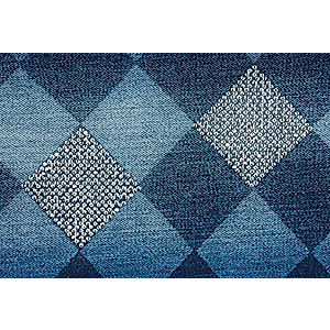 Laeacco 7x5ft Photography Background Jeans Inlaid Rhinestone Photo Booth Props Diamond Denim Background Slant Lattice Square Clothes Backdrops for Photography Portraits Fashion Photo Backdrop