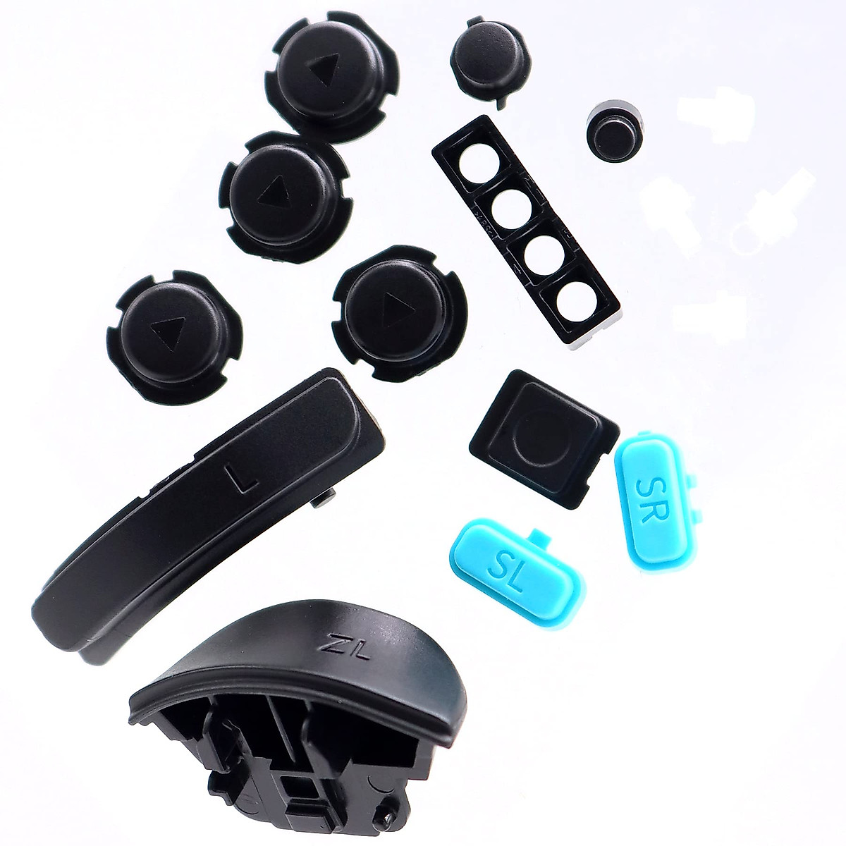 Deal4GO Left Joy-con Button Set w/Directional Buttons L ZL SR SL Home SYNC - Triggers Replacement for Nintendo Switch Joy Con Controller