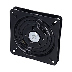 7in Chair Turntable Base Square Rotating Swivel Plate 180 Degree Automatic Rebound Dual Bearings Run for Furniture Chairs,Bar Chairs,Office Chairs,Car Chairs, Display Racks