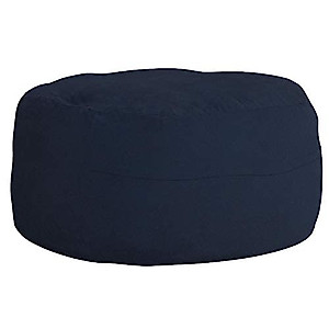 Chill Sack Bean Bag Chair: Giant 5' Memory Foam Furniture Bean Bag - Big Sofa with Soft Micro Fiber Cover - Navy