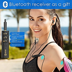 ebasy Ear Buds Earphones in Ear Headphones Wired Earbuds with Microphone Mic Stereo and Volume Control Waterproof Metal Wired Earphone for Earphone Players Tablet Laptop 3.5mm-Blue