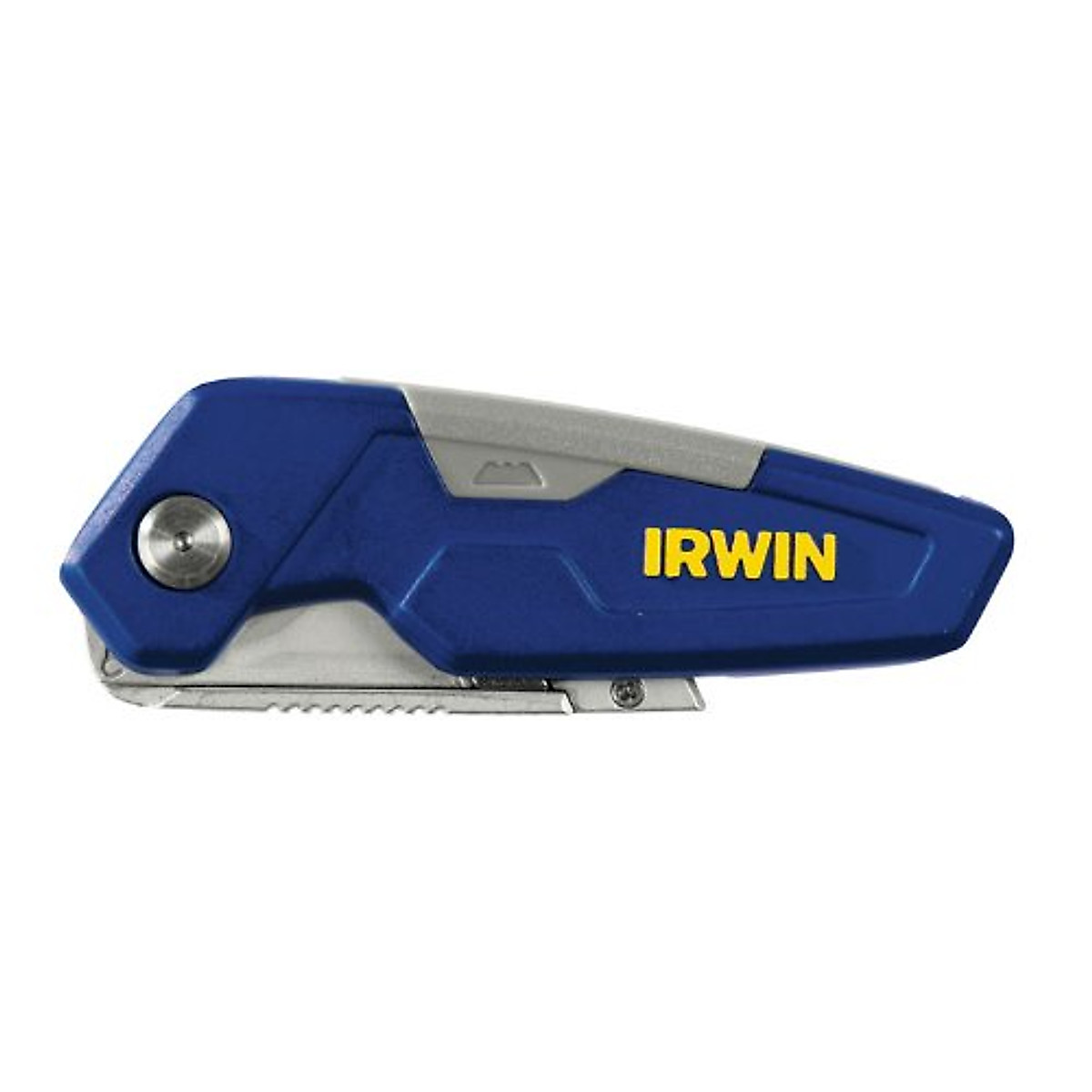 IRWIN Utility Knife, Folding with Blade Storage (1858319) , Blue