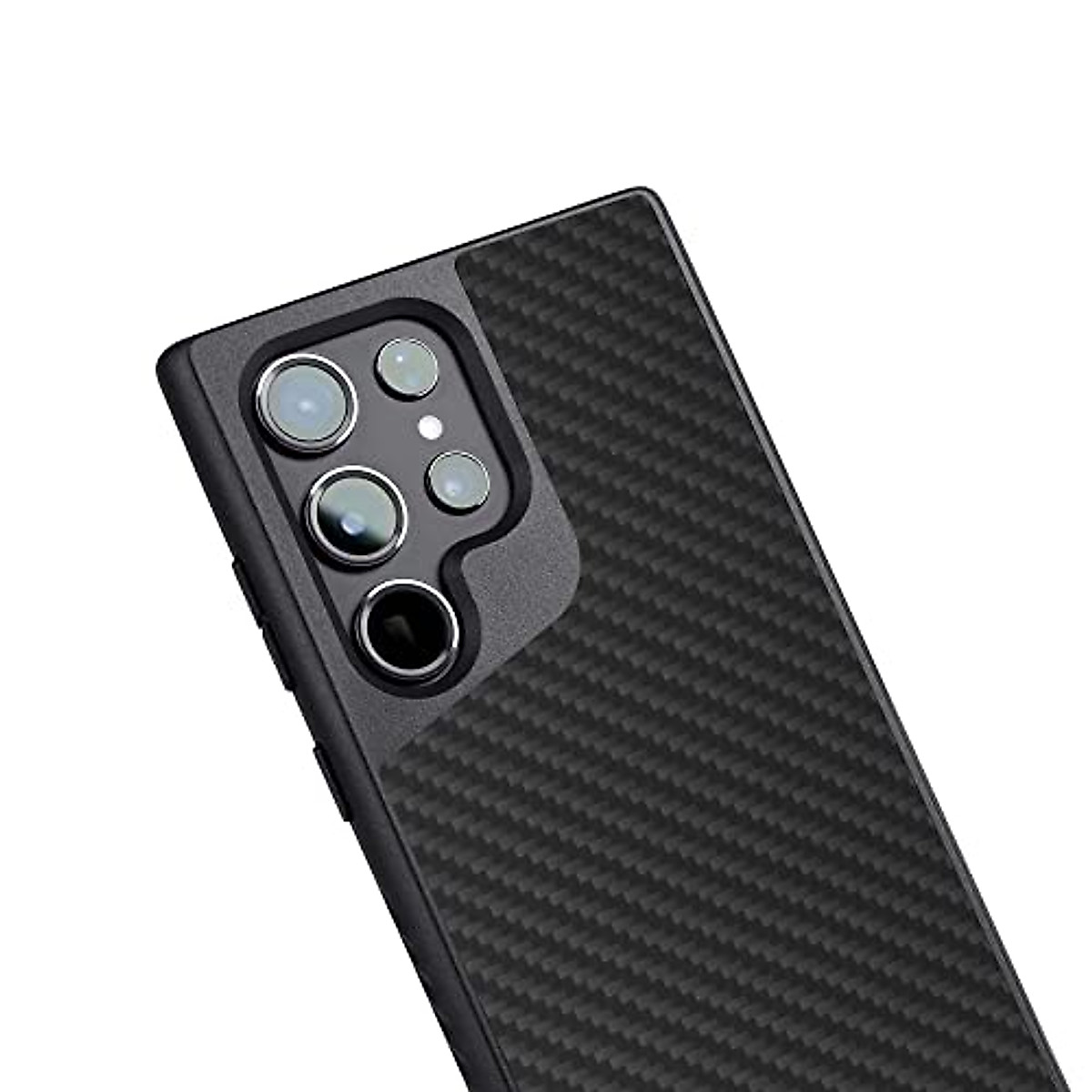 Mous - Case for Samsung Galaxy S23 Ultra - Carbon Fiber - Limitless 5.0 - Protective S23 Ultra Case MagSafe Compatible - Shockproof Phone Cover