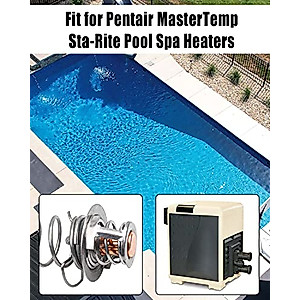 NTSUMI 77707-0010 Thermal Regulator Fit for MasterTemp Sta-Rite Max-E-Therm Pool SR200 SR333 SR400 Spa Heaters Replace 38000-0007S