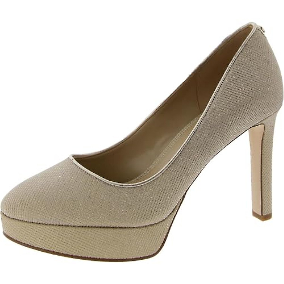 Michael Kors Chantal Platform Pump Pale Gold 7 M
