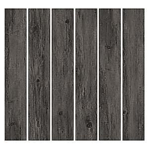 MULGREAT Peel and Stick Floor Tile, 54 Sq.Ft Self Adhesive Vinyl Flooring Plank, 36 Pieces Waterproof Heavy Duty Wood Grain Tiles, 36"x6" DIY Planks for Apartment Bathroom, Wooden Knot Pattern