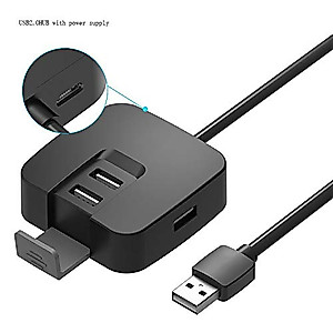 GPPZM USB Splitter One Drag Four Hub Hub Laptop Converter Multi-Interface Extender High-Speed Hub
