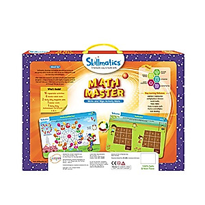 Skillmatics Educational Game : Math Master | Reusable Activity Mats with 2 Dry Erase Markers | Gifts & Learning Tools for Ages 6-9