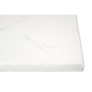 Naturepedic 2'' Adagio Latex Mattress Topper - Thick Cooling Breathable Top Mattress Pad for Back Pain Relief & Full Body Contouring Comfort - Twin