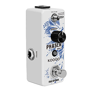 Koogo Guitar Analog Phaser Pedal Vintage/Modern Modes Mini Size