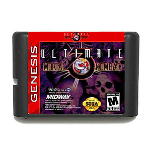 Aditi Ultimate Mortal Kombat 3 NTSC-USA 16 Bit MD Game Card for Mega Sega Drive for Genesis