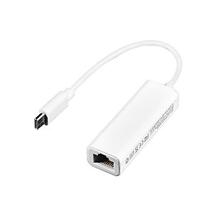 Bewinner USB C to RJ45 Adapter Portable, USB 3.1 USB C to RJ45 100Mbps Ethernet LAN Network Adapter Converter for MacBook USB C Laptop