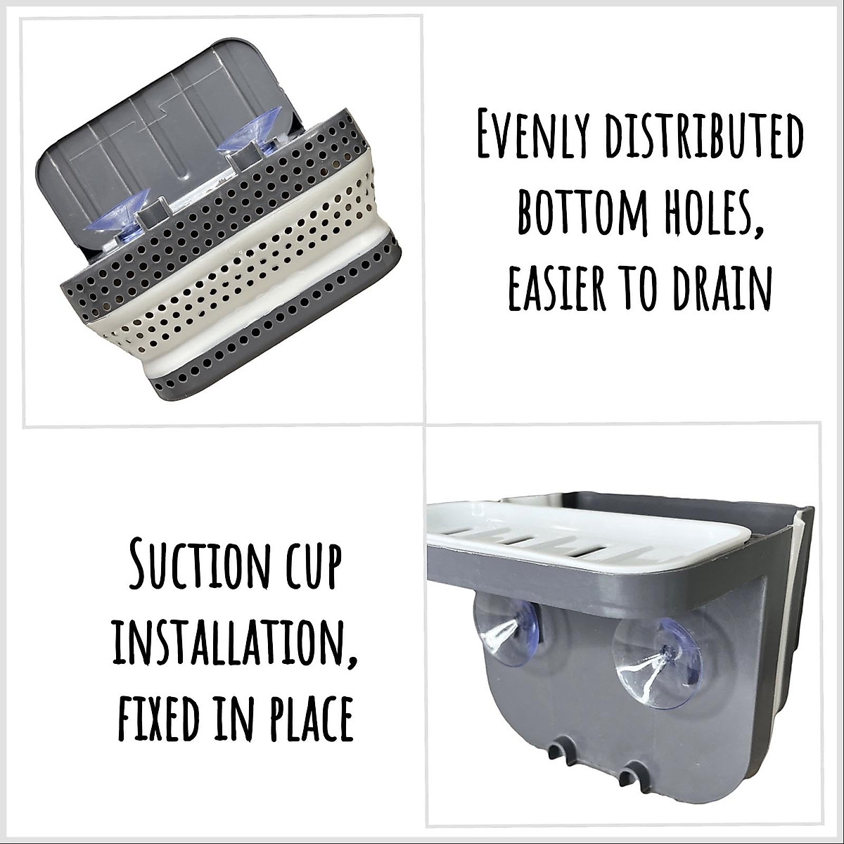 Sponge Holder for Kitchen Sink, Sponge Caddy, Dish Brush Holder, Kitchen Sink Caddy, Kitchen Accessories, kitchen sink sponge caddy, dish soap holder, Kitchen Sink Organizer, Sink Sponge Holder