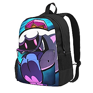 PINttyone Game King Boo Shoulders Backpack School Bag Student Satchel Outdoor Knapsack Rucksack Fashion Daypack
