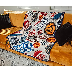 PepsiCo Pepsi-Cola Microplush Warm Throw Blanket
