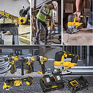SUnMilY Upgraded 4Pack 6.0Ah Replacement for Dewalt 20V Max Battery Compatible with Dewalt 20V Battery DCB200 DCB201 DCB204 DCB206 DCD/DCF/DCG/DCS Series Cordless Power Tools