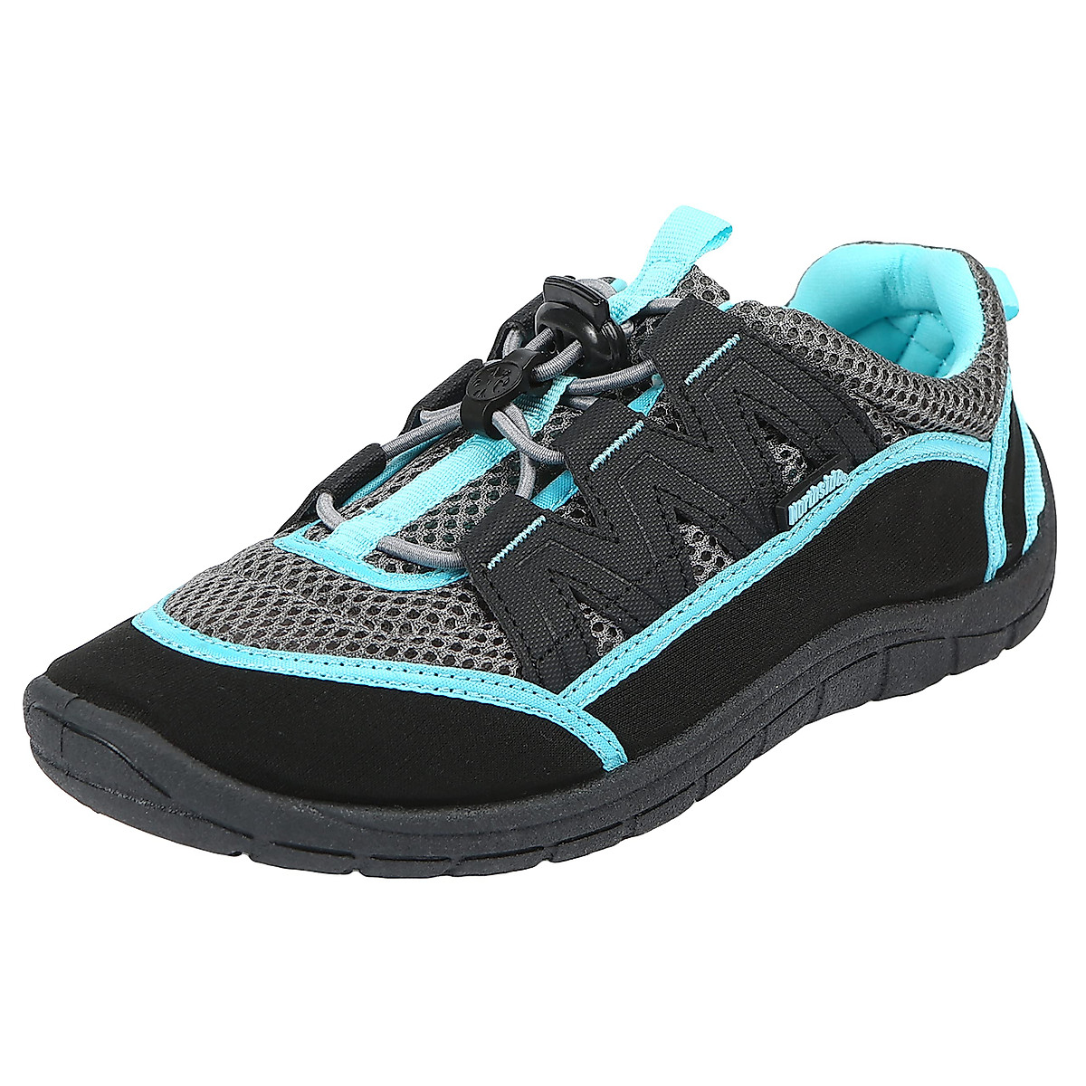Northside Women's Brille II Water shoe,Black/Aqua,8 M US