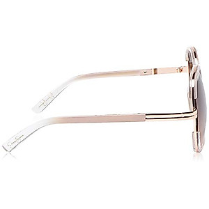 Jessica Simpson Women's J5443 Retro Vintage Square Sunglasses with UV400 Protection - Glamorous Sunglasses for Women, 60mm